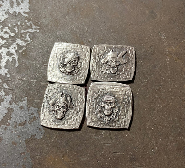 Pirate Chips 5 grams 4pc set .999 fine silver – Mutiny Metals